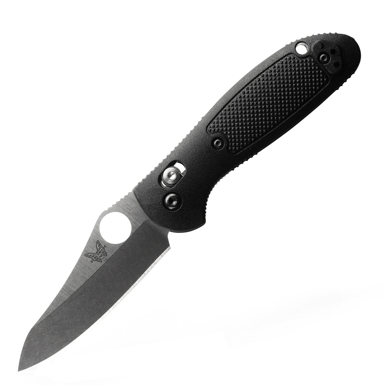 Benchmade 555-S30V Mini Griptilian Folding Knife (Black Noryl GTX Hand