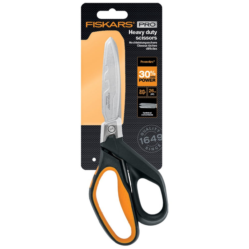 Fiskars PowerArc Heavy Duty Scissors 26cm